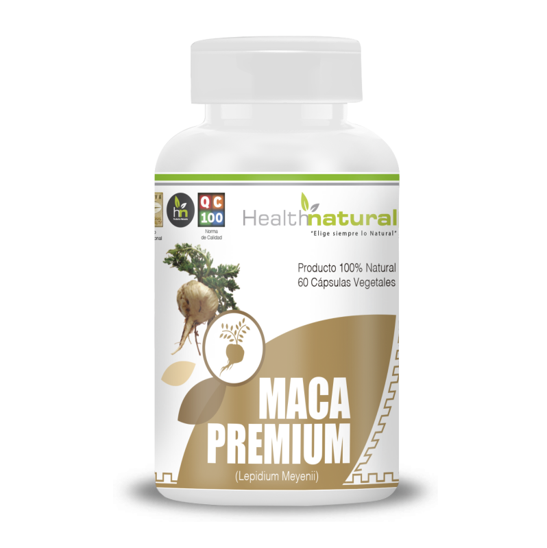 MACA PREMIUM (60 CÁPS. / 500MG) -HEALTH NATURAL — Shamix Emporio Natural