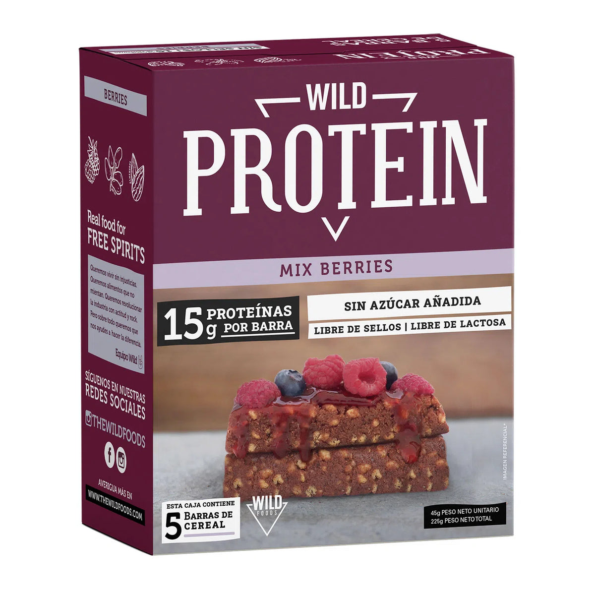 Wild Protein Mix Berries 5 uds - WILD FOODS — Shamix Emporio Natural